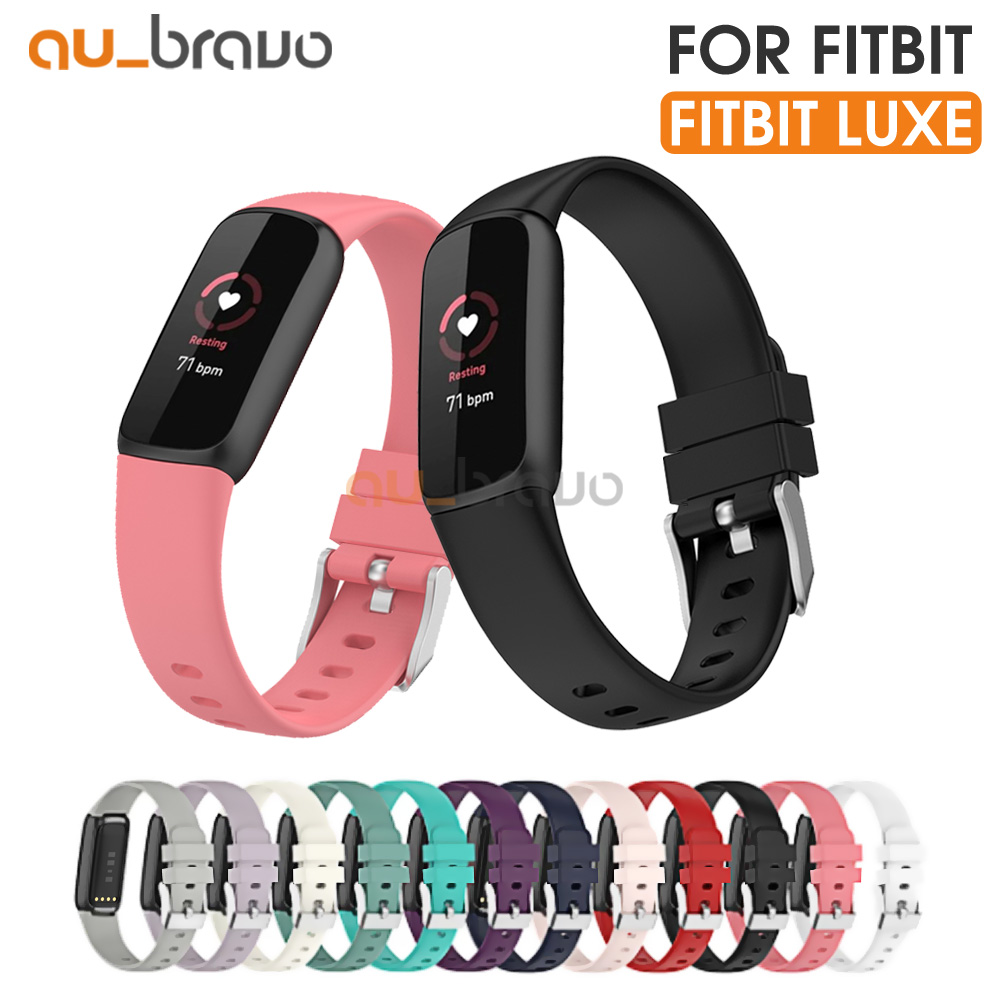 For Fitbit Luxe Bands Replacement Silicone Gel Strap Bracelet Wristband ...