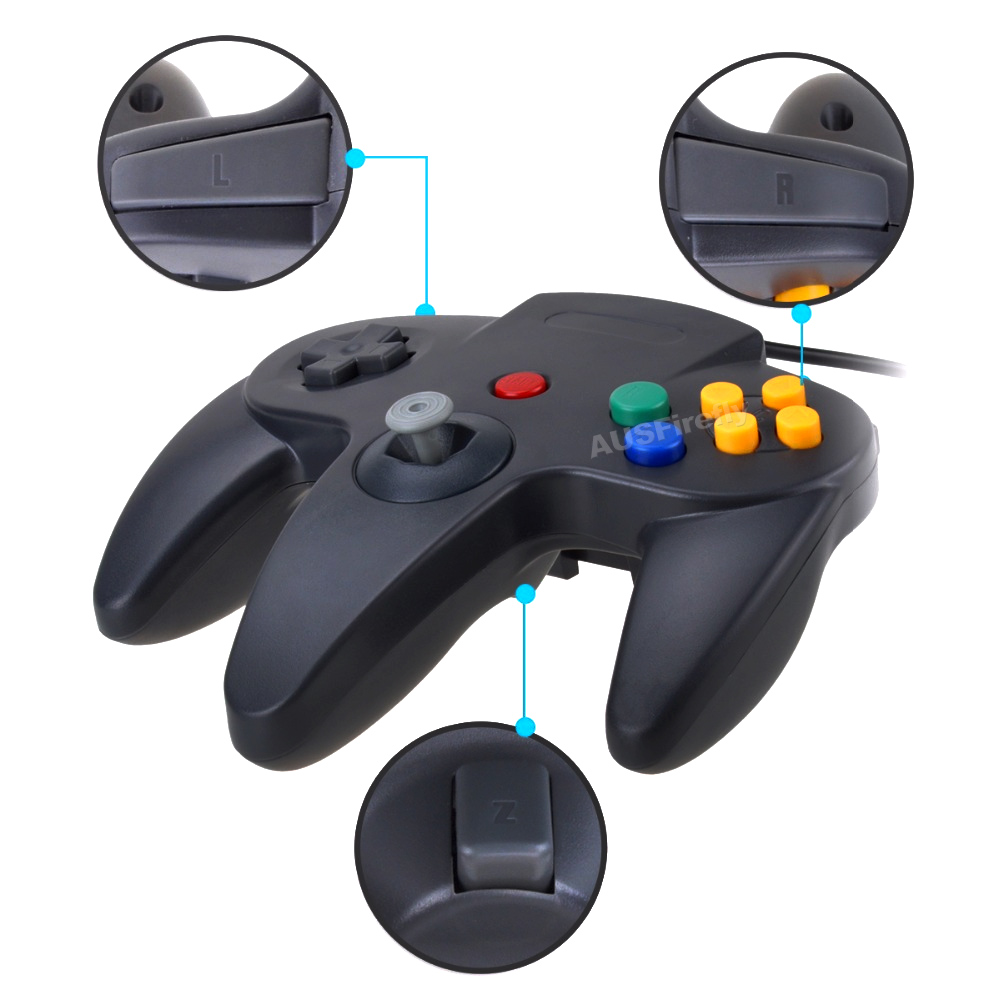 New Classic Nintendo 64 N64 Remote Controller Gamepad Control Joystick ...