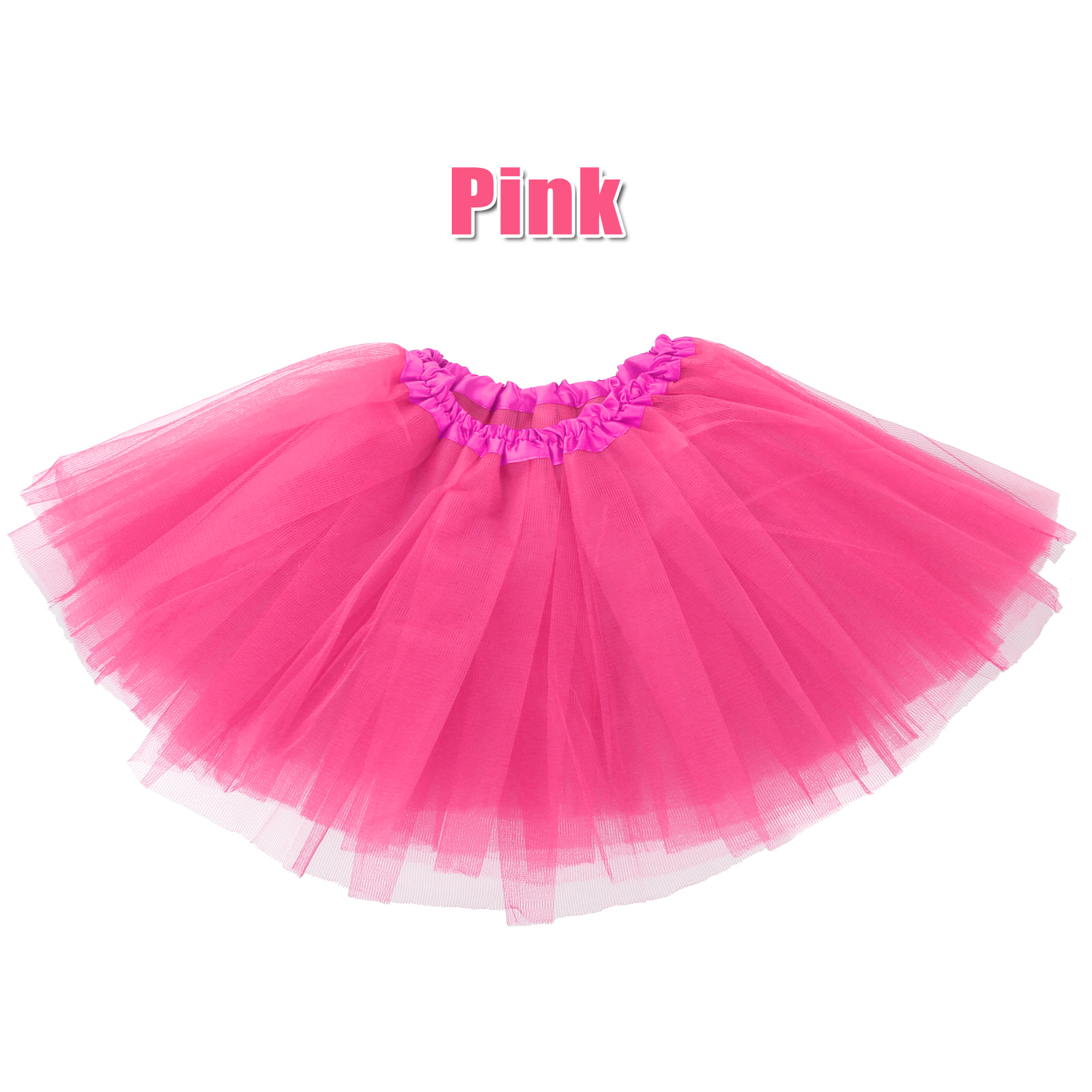 3 LAYER TUTU Skirt Girl Baby Kids Adults Dressup Party Costume Ballet ...